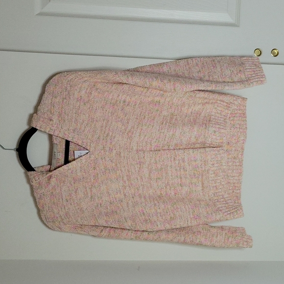 LOFT | Sweaters | Nwt Loft Hooded Sweater Pastel Rainbow | Poshmark